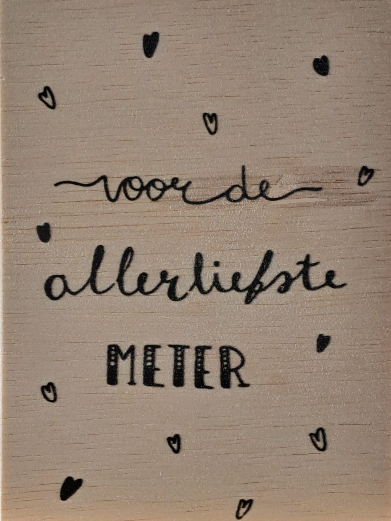 Voor de allerliefste meter | Combidee